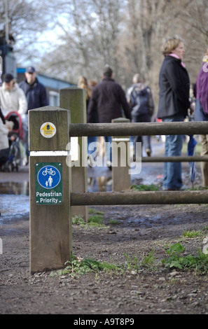 signs for the thames cycle route and london cycle network with ...