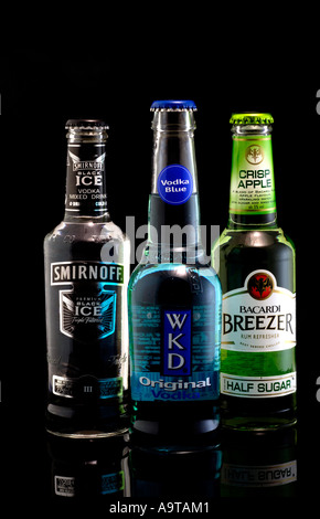 generic of various alcopops Stock Photo - Alamy