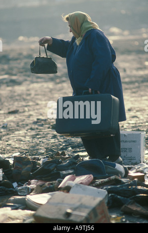 Poverty Uk 1980s England. Liverpool wasteland, houses have been knocked ...