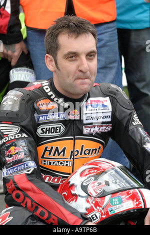 Motorbike Racer Michael Rutter at the North West 200 NW200 Stock Photo ...