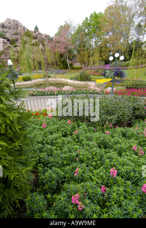 Landscaping at the Epcot Center at Walt Disney World Theme Park Orlando ...