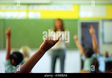 Multicultural class answering questions Johannesburg Gauteng South ...
