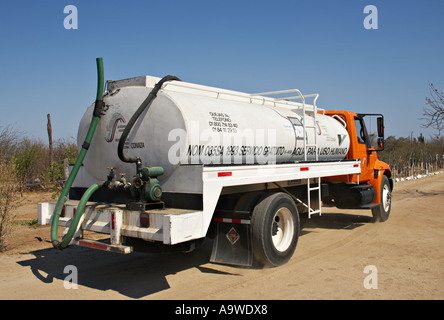 MEXICO La Paz Water truck deliver potable water to rural residents ...