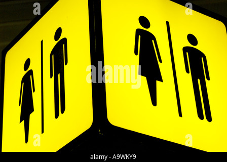 Toilet signs Seeb International airport Muscat Oman Stock Photo - Alamy