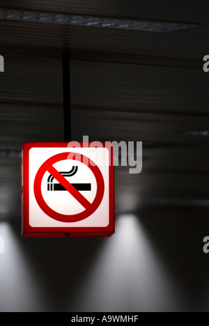 No smoking signs Seeb International airport Muscat Oman Stock Photo - Alamy