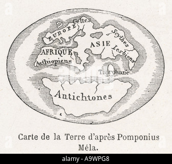 World Map c. 50AD Stock Photo - Alamy