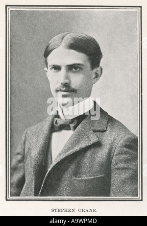 STEPHEN CRANE (1871-1900) American novelist and poet in 1896 Stock ...