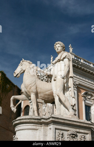 The Cordonata staircase leading to Piazza del Campidoglio and Palazzo ...