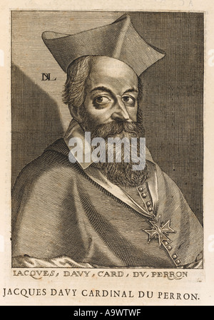 Jacques Davy Duperron, French cardinal Stock Photo - Alamy
