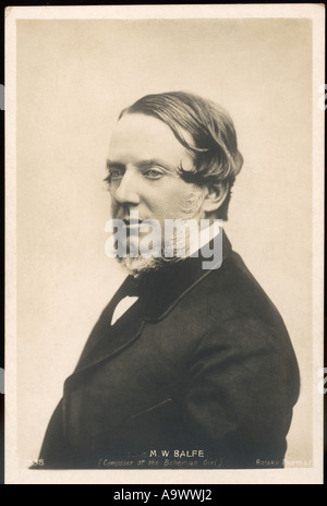 Michael William Balfe (1808-1870) on engraving from 1908. Irish ...