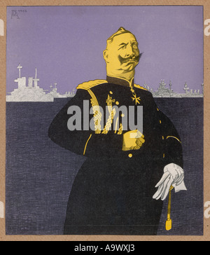 Wilhelm II Caricature Stock Photo - Alamy
