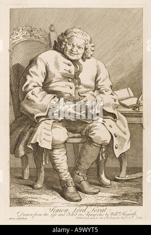 SIMON FRASER, LORD LOVAT Beheaded in 1747. Date: 1667 - 1747 Stock Photo - Alamy