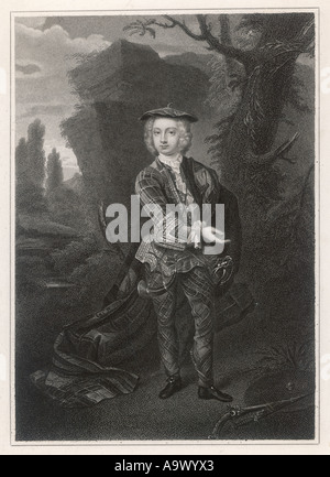 The Young Pretender, Charles Edward Stuart aka Bonnie Prince Charlie ...