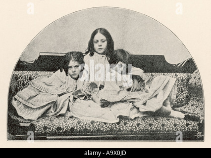 Alice Liddell with sisters Stock Photo - Alamy