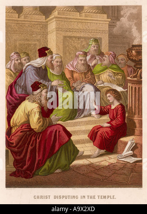 JESUS AND THE DOCTORS Stock Photo - Alamy