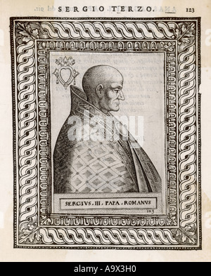 POPE SERGIUS III Stock Photo - Alamy
