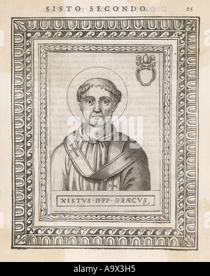 Pope Sixtus II or Pope Saint Sixtus II. ? - 258, handing church ...