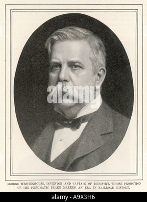 GEORGE WESTINGHOUSE (1846-1914) American engineer and entrepreneur ...
