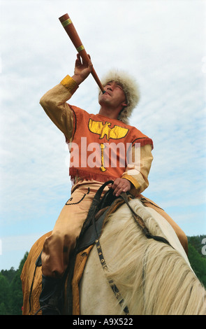 Portrait of an Altaian man. El-Oiyn - national festival of Altaic ...