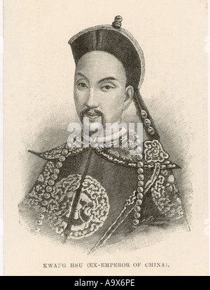 KUANG HSU/CHINA EMPEROR Stock Photo - Alamy
