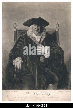 Sir John Fielding Stock Photo - Alamy