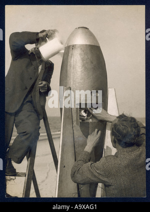 GERMAN ROCKET EXPERIMENT Stock Photo - Alamy