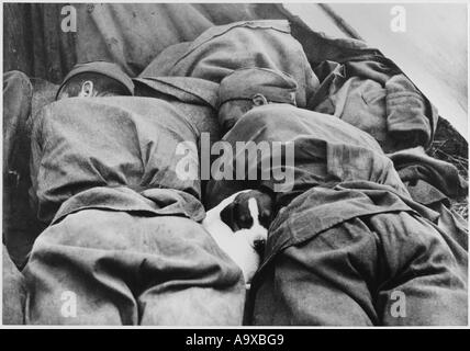 RUSSIAN SOLDIER AND DOG Stock Photo - Alamy