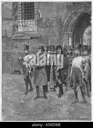 Members of the Carbonari nationalist secret society are arrested in ...