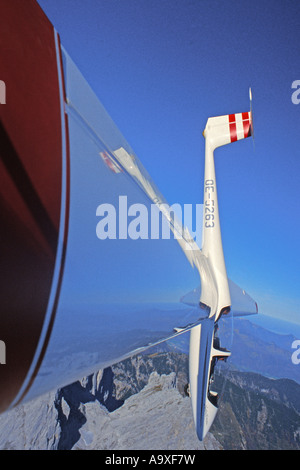 looping glider sailplane airplane flight festival Stock Photo - Alamy