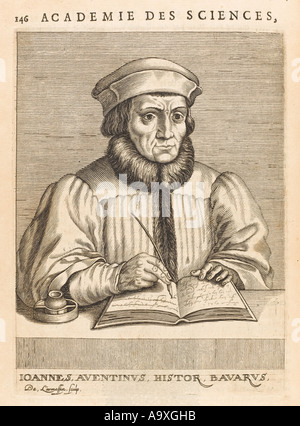 JOHANN AVENTINUS TURMAIR Bavarian historian Stock Photo - Alamy
