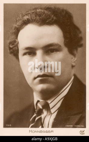 ARTHUR HONEGGER (1892-1955) Swiss-born French composer most famous for ...