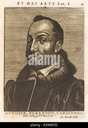 Cardinal Antoine Perrenot de Granvelle (1517-1586). Medal. Engraving ...