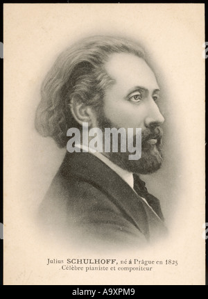 Julius Schulhoff, 1825-1898, Austrian pianist and composer , Portrait ...