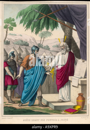 JOSHUA AND MOSES Stock Photo - Alamy