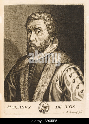 Maerten de Vos, Flemish history painter, 1532-1603. Son of artist ...