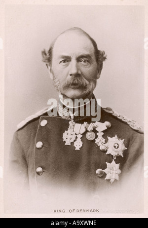 Christian IX (1818-1906), King of Denmark (1863-1906), Portrait as ...
