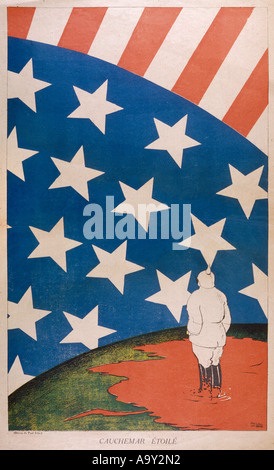 Cartoon, Nightmare of stars, WW1 Stock Photo - Alamy