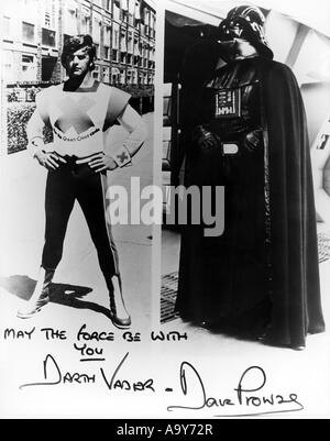 David Prowse as Darth Vader in Star Wars Episode V the Empire Strikes ...