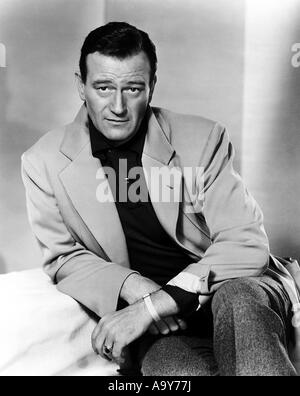 JOHN WAYNE PORTRAIT Stock Photo - Alamy