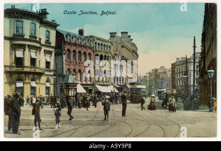 Castle Junction, Belfast, Ireland Stock Photo - Alamy