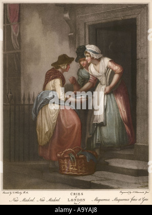 Working Class Dress 1795 Stock Photo - Alamy