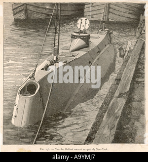 Holland Submarine 1900 Stock Photo - Alamy