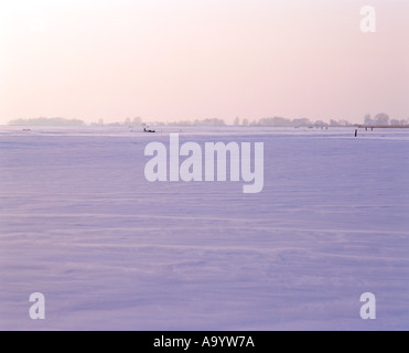 Winter landscape in Friesland the Netherlands Stock Photo - Alamy