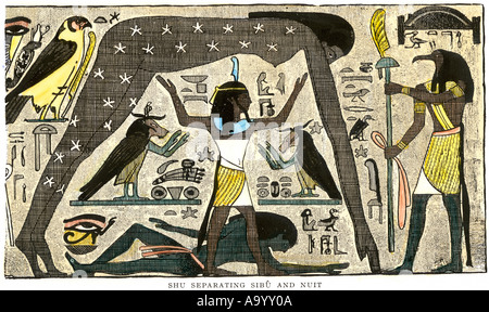 Religion Egypt Shu Stock Photo - Alamy