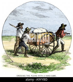 Mormon Hand Cart Stock Photo - Alamy