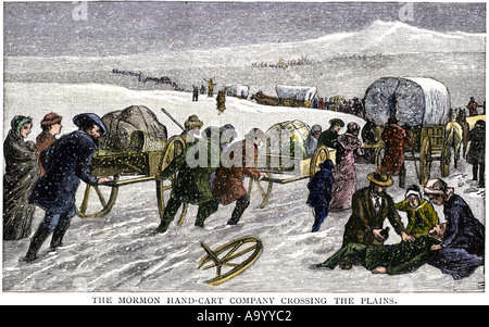 Mormon Hand Cart Stock Photo - Alamy