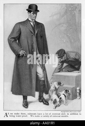 American Raincoat 1907 Stock Photo - Alamy