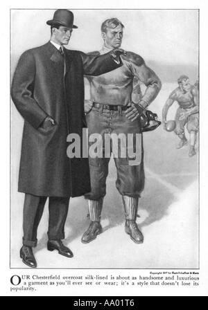 Chesterfield Fly-Front Overcoat Stock Photo - Alamy