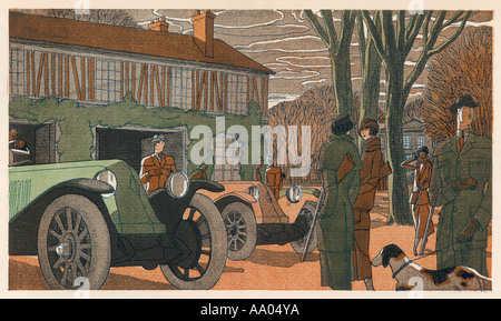 SETTING OUT ON A SHOOT Stock Photo - Alamy