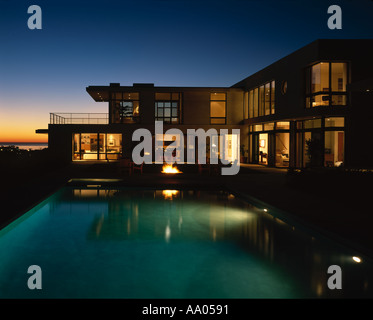 Fletcher Residence, Malibu, California, USA. Swimming pool. Architect ...